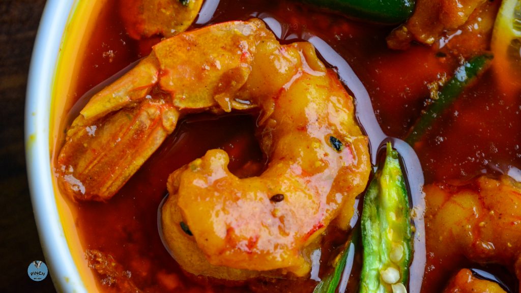 Prawn Malai Curry (Shrimp in coconut gravy) - Papa Earth